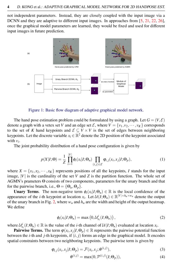 Adaptive Graphical Model Network for 2D Handpose Estimation | DeepAI