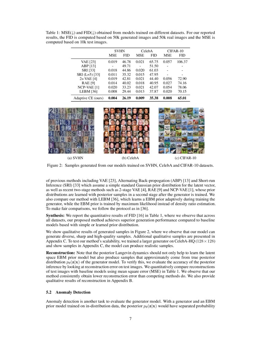Adaptive Multi-stage Density Ratio Estimation for Learning Latent Space ... Adaptive Multi-stage Density Ratio Estimation for Learning Latent Space ...