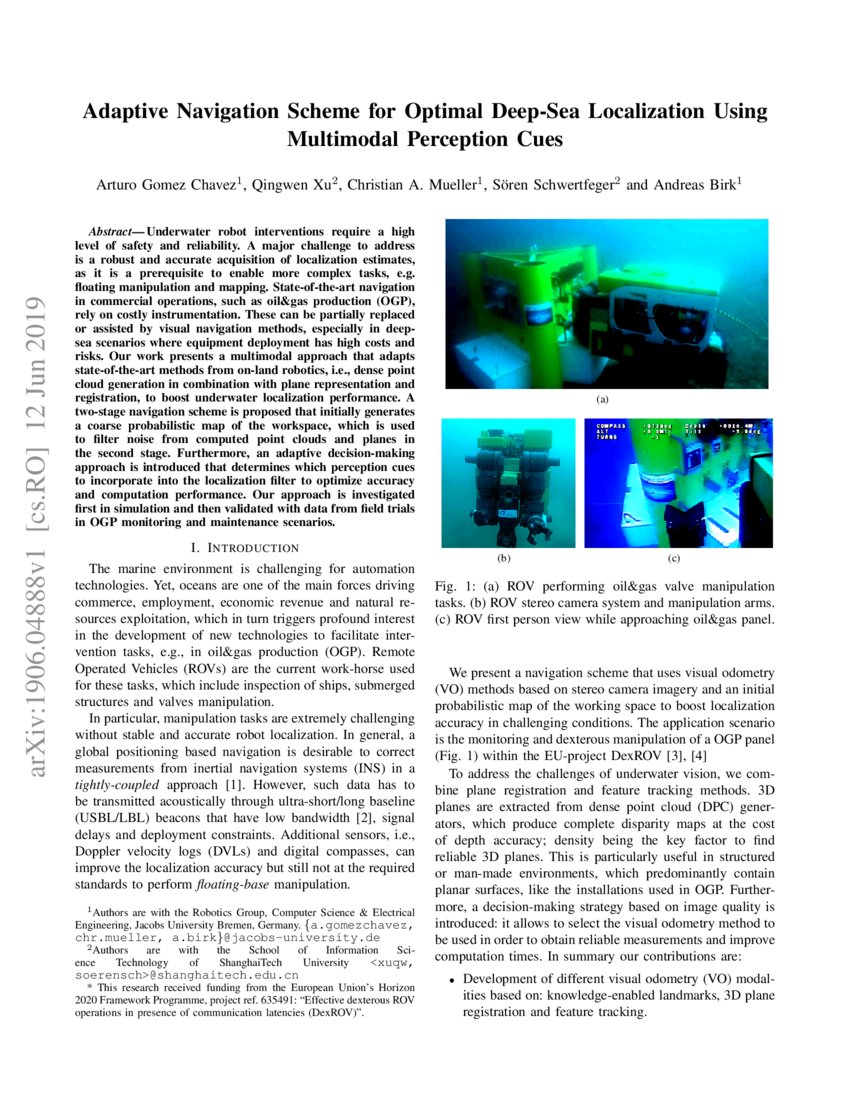 Adaptive Navigation Scheme for Optimal Deep-Sea Localization Using ...