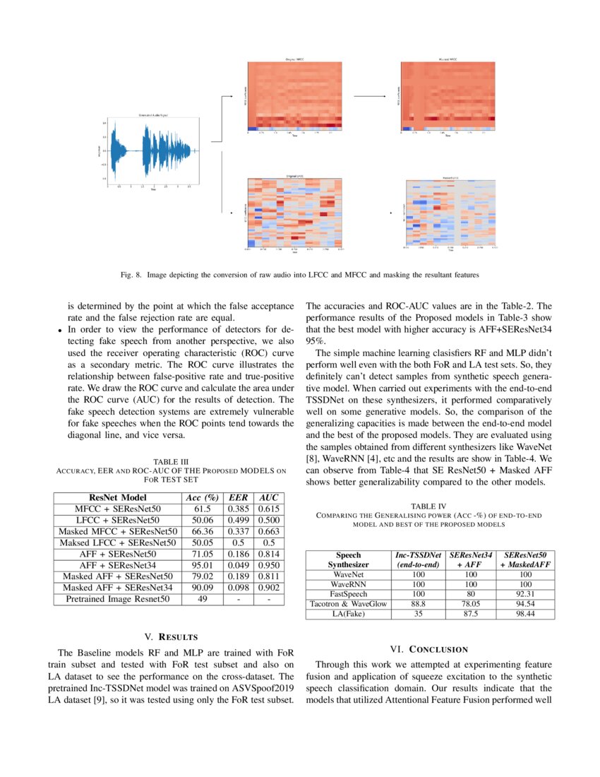 Adaptive re-calibration of channel-wise features for Adversarial Audio Classification | DeepAI