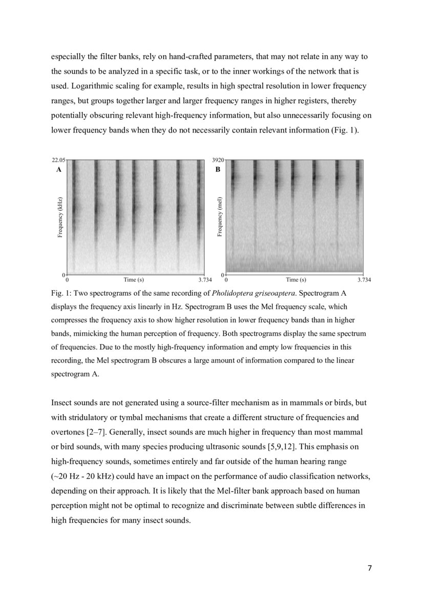 Adaptive Representations Of Sound For Automatic Insect Recognition Deepai