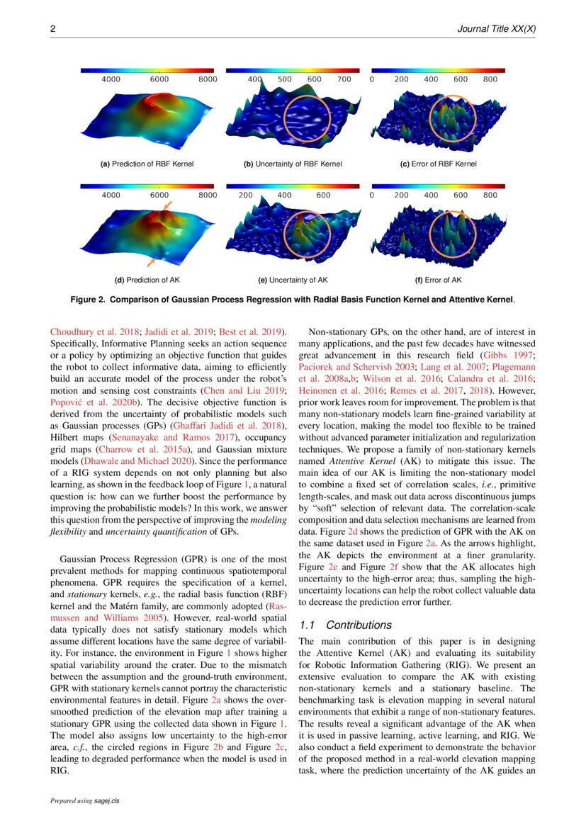 Adaptive Robotic Information Gathering via Non-Stationary Gaussian ... Adaptive Robotic Information Gathering via Non-Stationary Gaussian ...