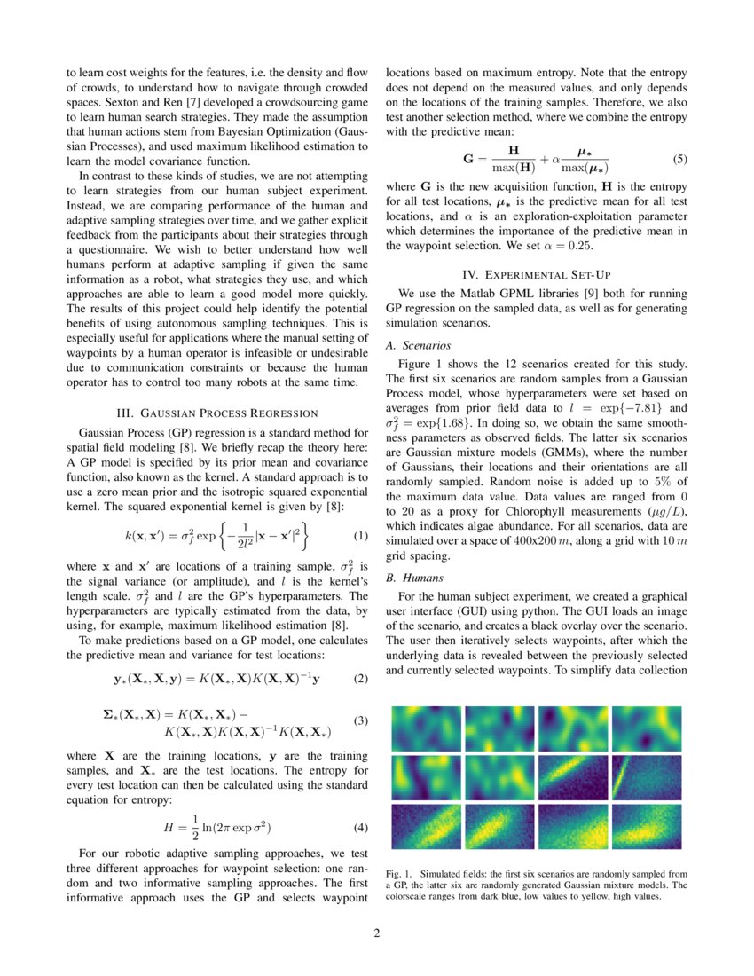 Adaptive Sampling: Algorithmic vs. Human Waypoint Selection | DeepAI