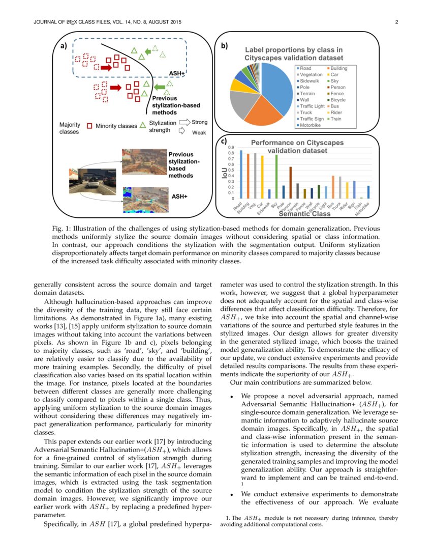 Adaptive Stylization Modulation for Domain Generalized Semantic ... Adaptive Stylization Modulation for Domain Generalized Semantic ...