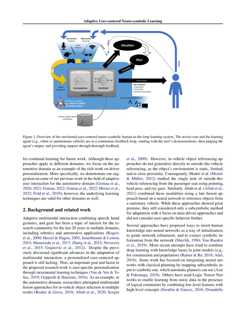 Adaptive User-centered Neuro-symbolic Learning for Multimodal ... Adaptive User-centered Neuro-symbolic Learning for Multimodal ...