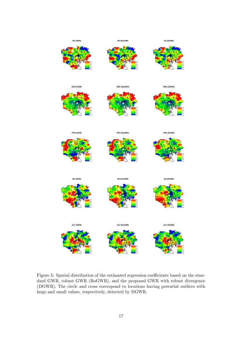 Adaptively Robust Geographically Weighted Regression | DeepAI