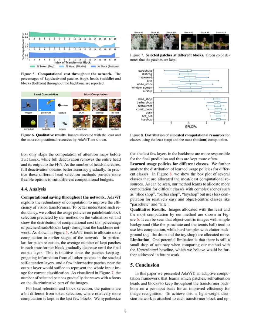 AdaViT: Adaptive Vision Transformers for Efficient Image Recognition | DeepAI