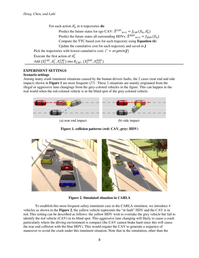 Addressing crash-imminent situations caused by human driven vehicle ...