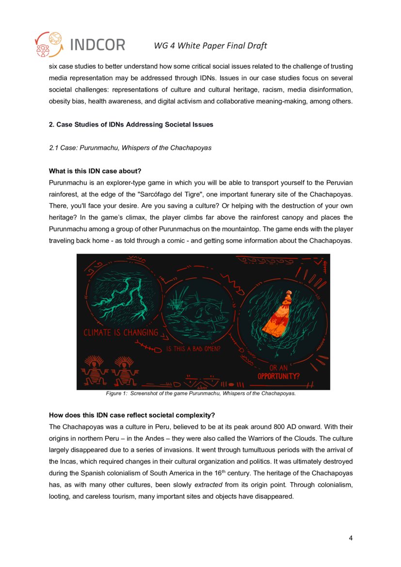 Addressing Societal Issues in Interactive Digital Narratives | DeepAI