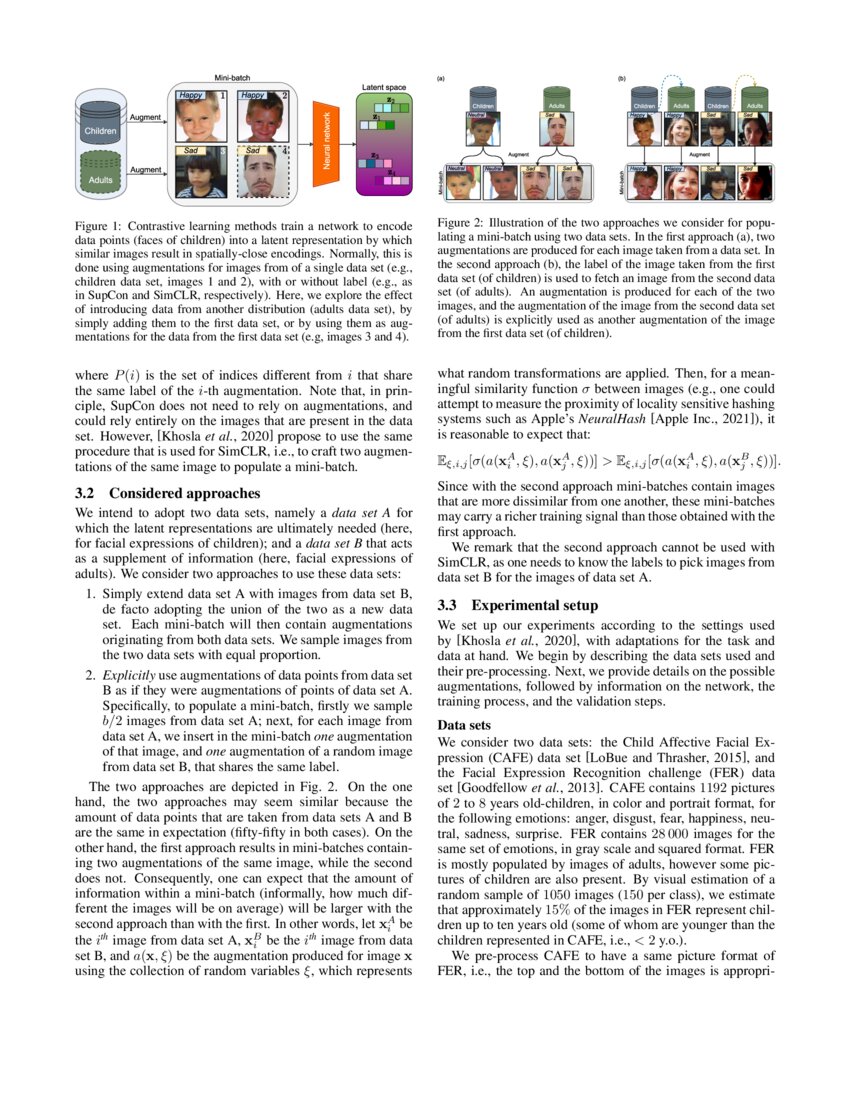 Adults as Augmentations for Children in Facial Emotion Recognition with ...