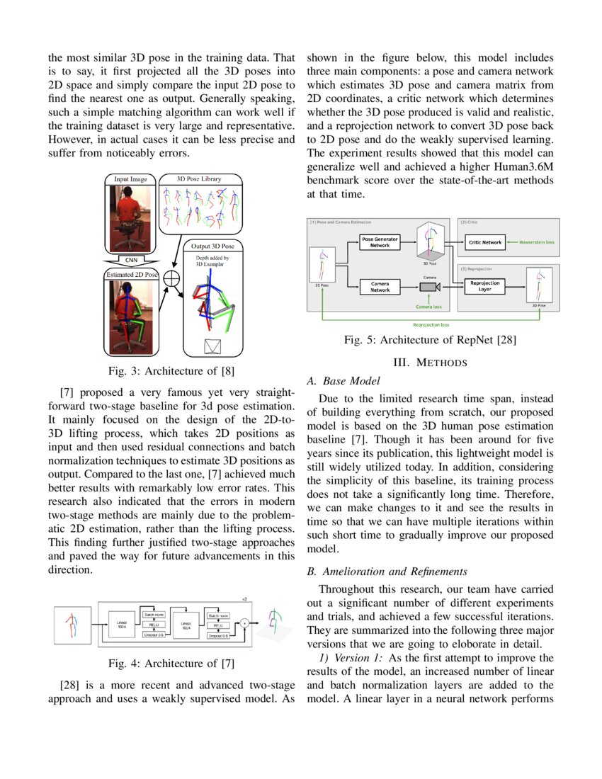 Advanced Baseline for 3D Human Pose Estimation: A Two-Stage Approach ...