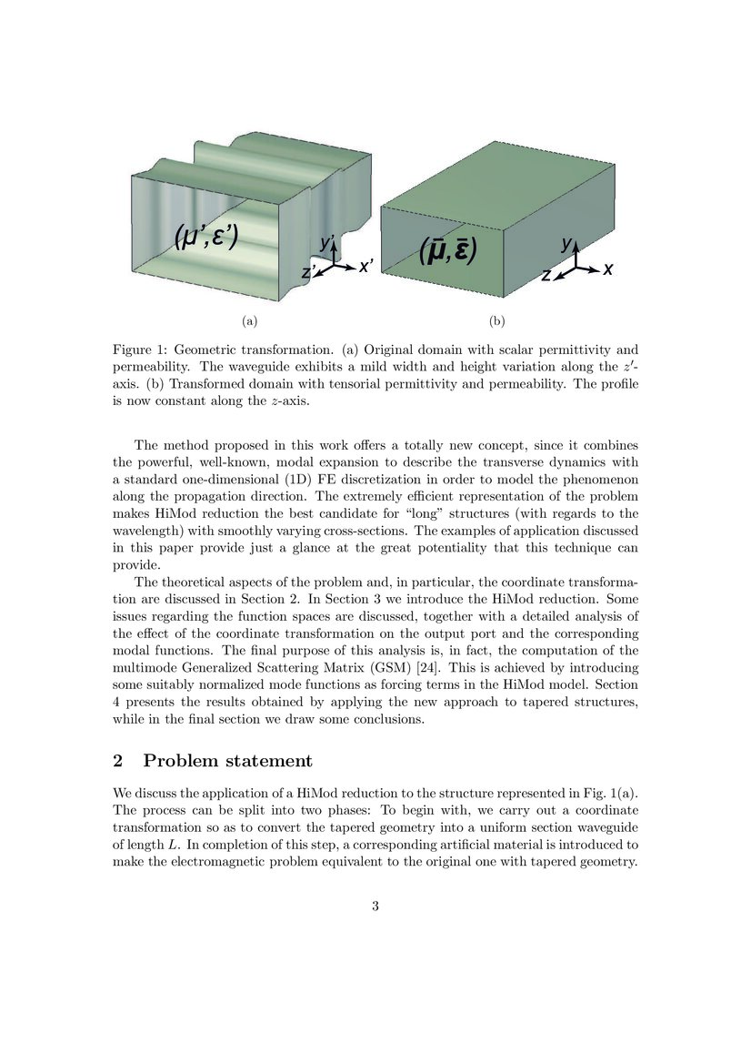 Advanced Modeling Of Rectangular Waveguide Devices With Smooth Profiles By Hierarchical Model