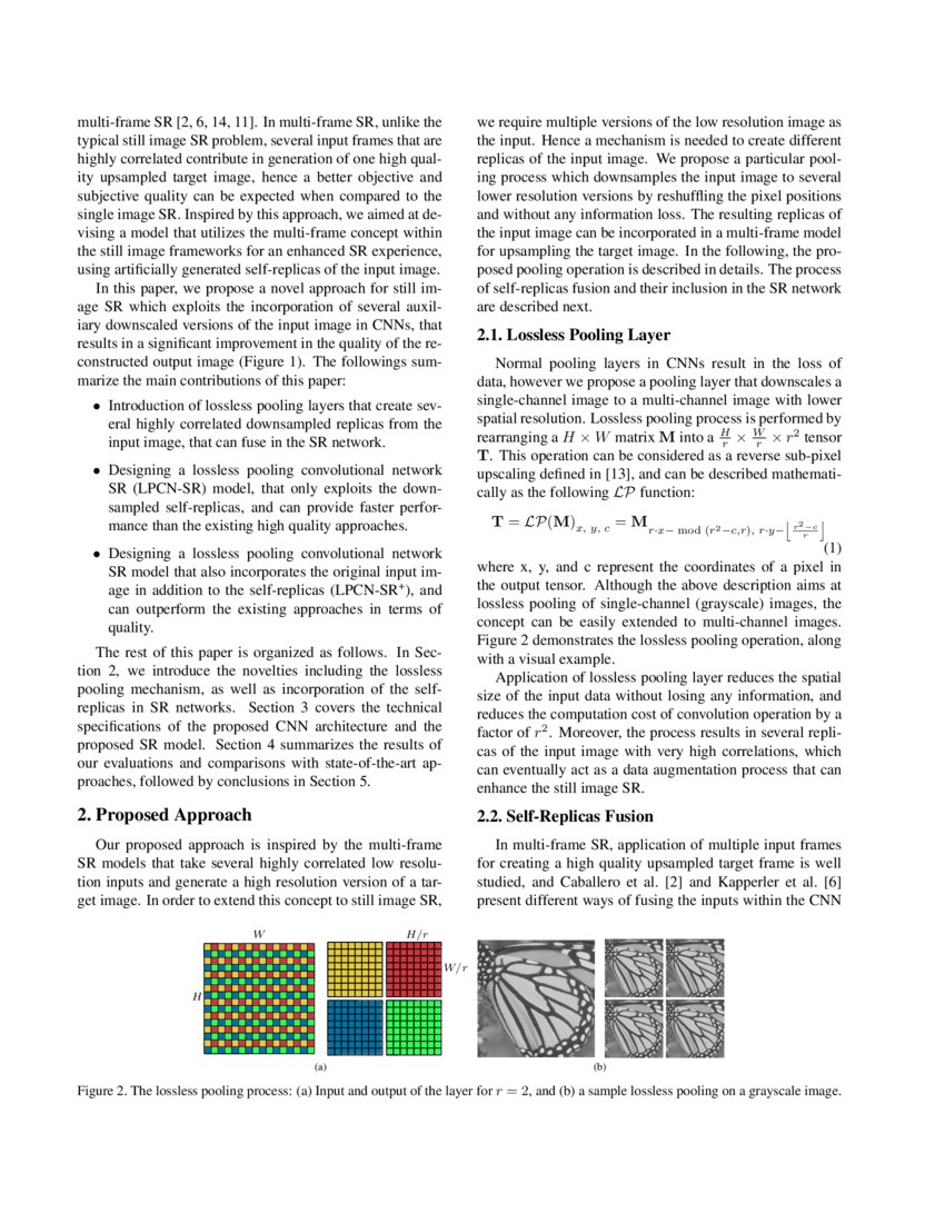 Advanced Super-Resolution using Lossless Pooling Convolutional Networks ...