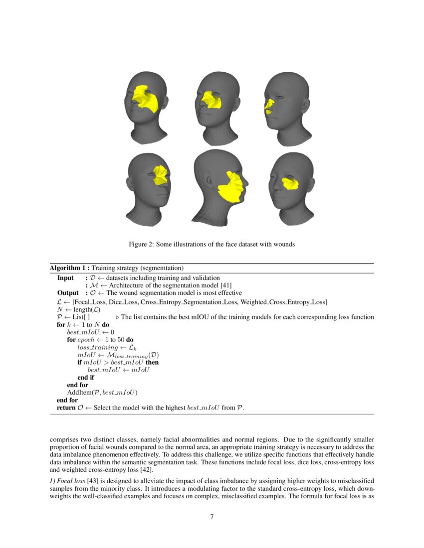 Advancing Wound Filling Extraction on 3D Faces: A Auto-Segmentation and ...
