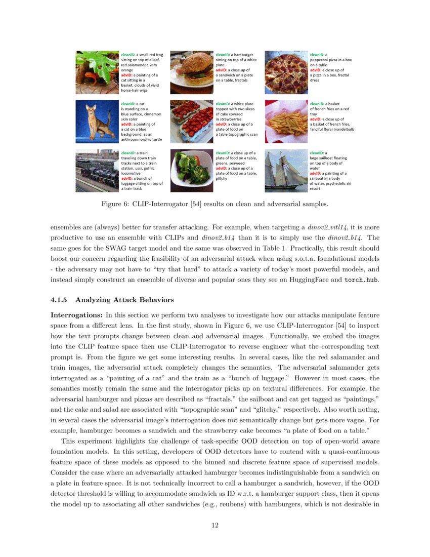 Adversarial Attacks On Foundational Vision Models Deepai