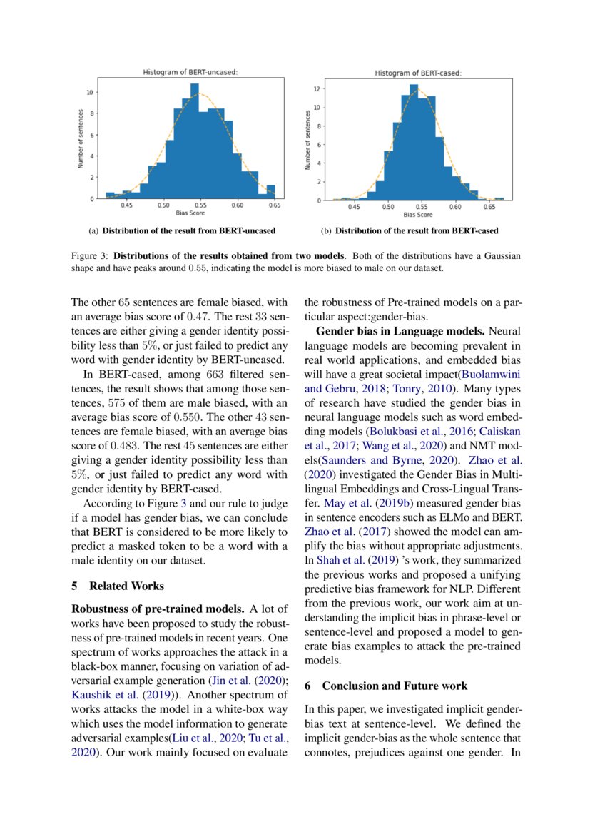 Adversarial Examples Generation For Reducing Implicit Gender Bias In Pre Trained Models Deepai