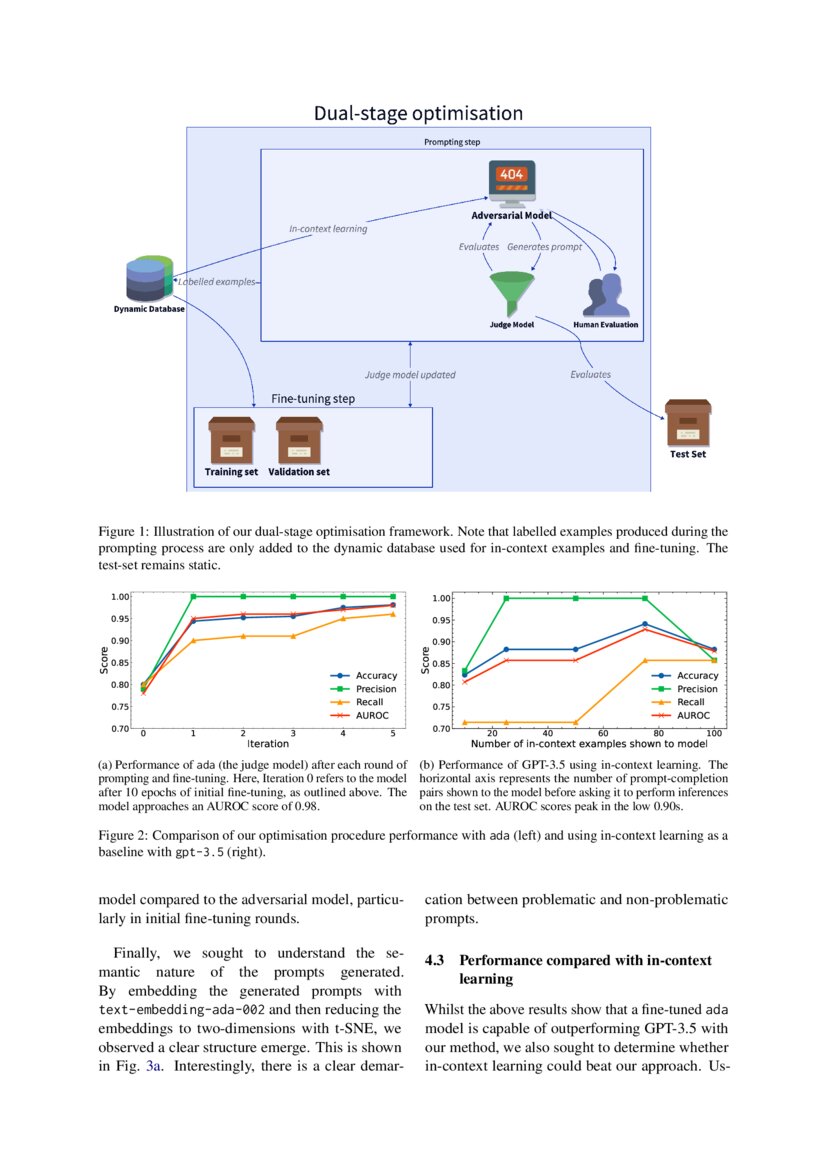 Adversarial Fine Tuning Of Language Models An Iterative Optimisation Approach For The