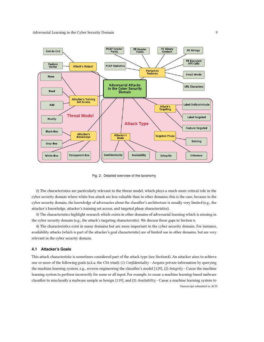 Adversarial Learning in the Cyber Security Domain | DeepAI