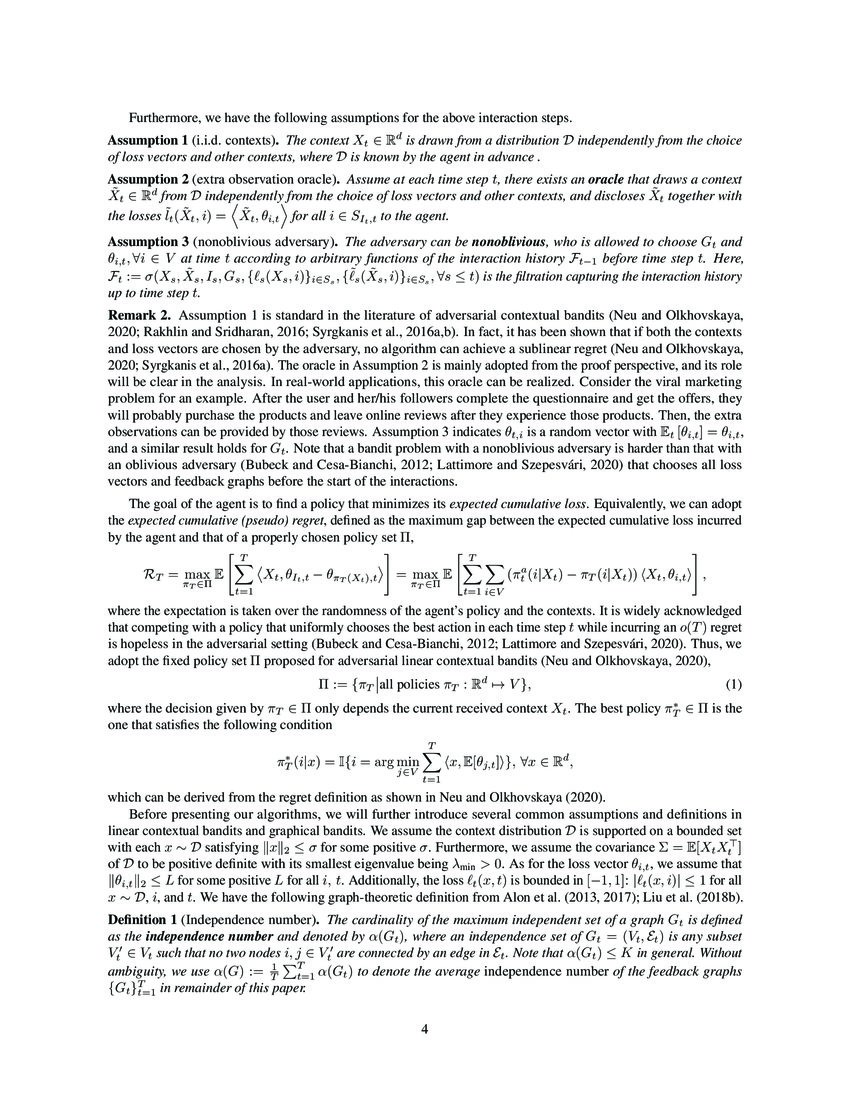 Adversarial Linear Contextual Bandits With Graph Structured Side Observations Deepai