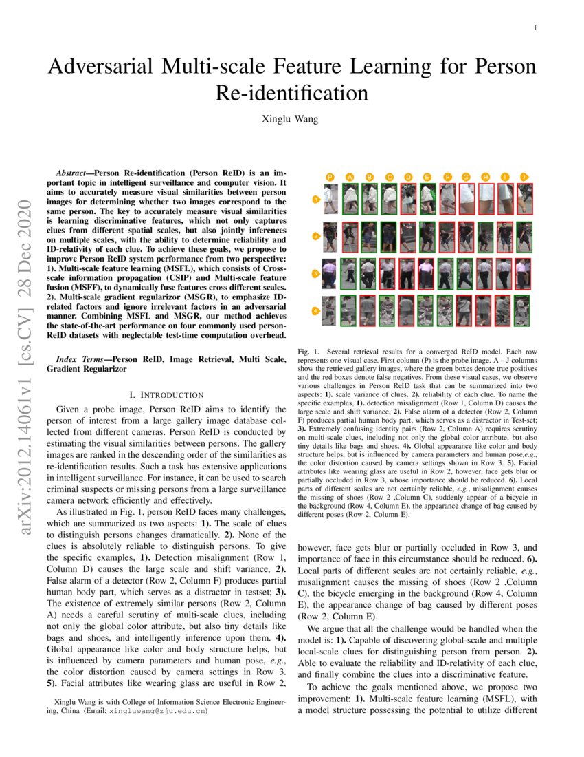 Adversarial Multi-scale Feature Learning for Person Re-identification ...