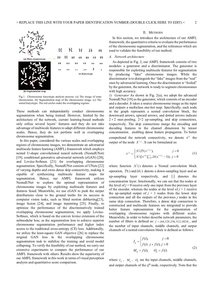 Adversarial Multiscale Feature Learning For Overlapping Chromosome