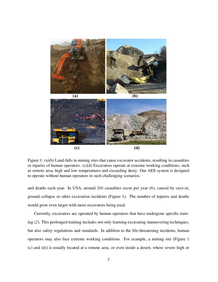AES: Autonomous Excavator System for Real-World and Hazardous ...