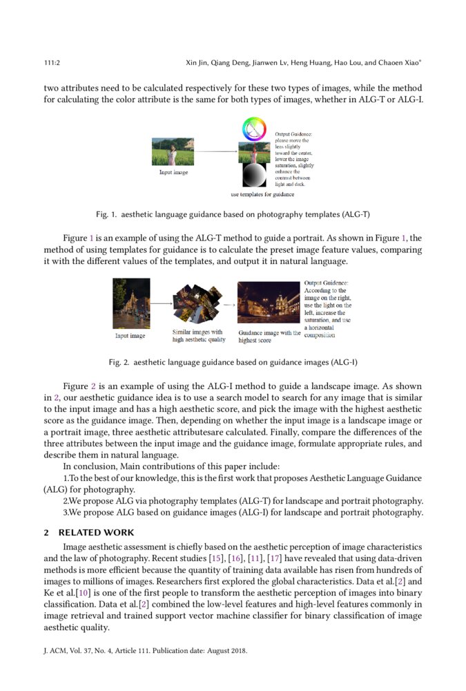 Aesthetic Language Guidance Generation of Images Using Attribute ...