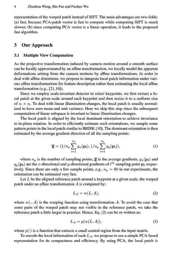 Affine Subspace Representation for Feature Description | DeepAI
