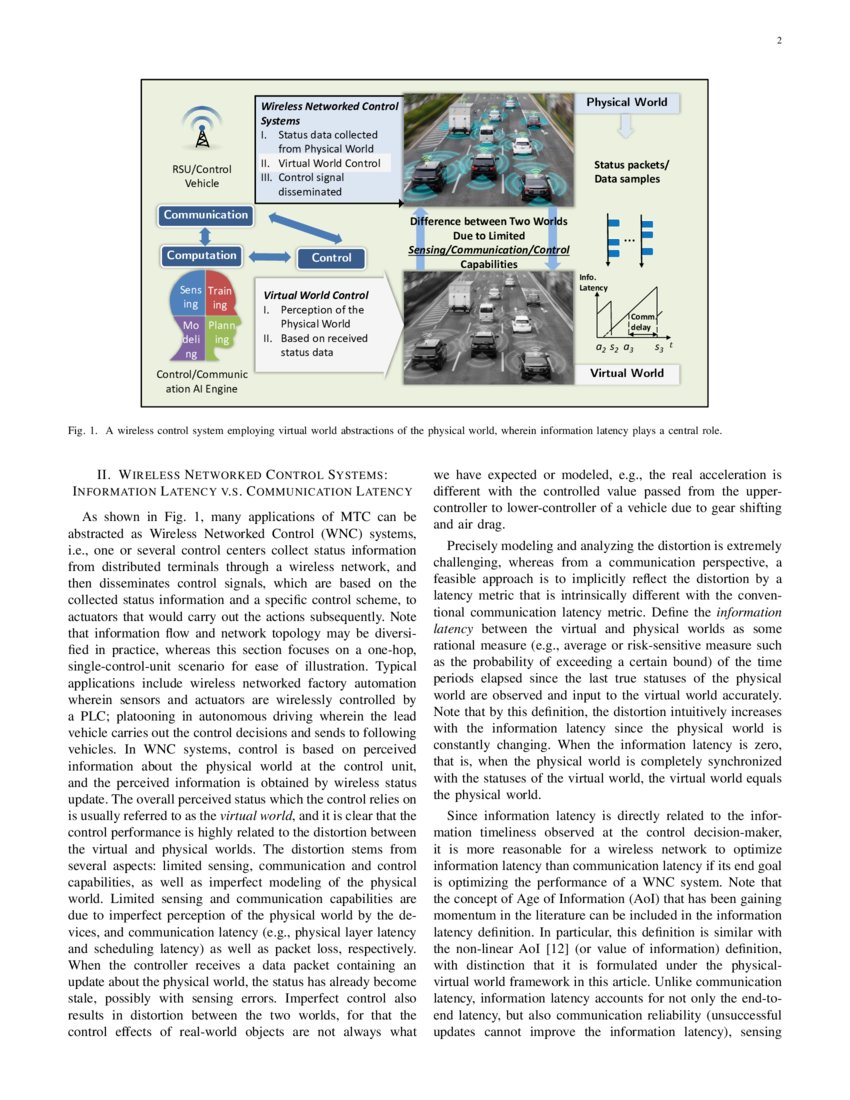AI-Assisted Low Information Latency Wireless Networking | DeepAI
