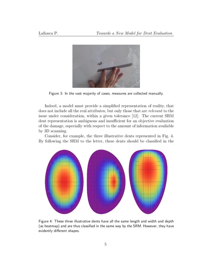 Aircraft Skin Inspections: Towards a New Model for Dent Evaluation | DeepAI