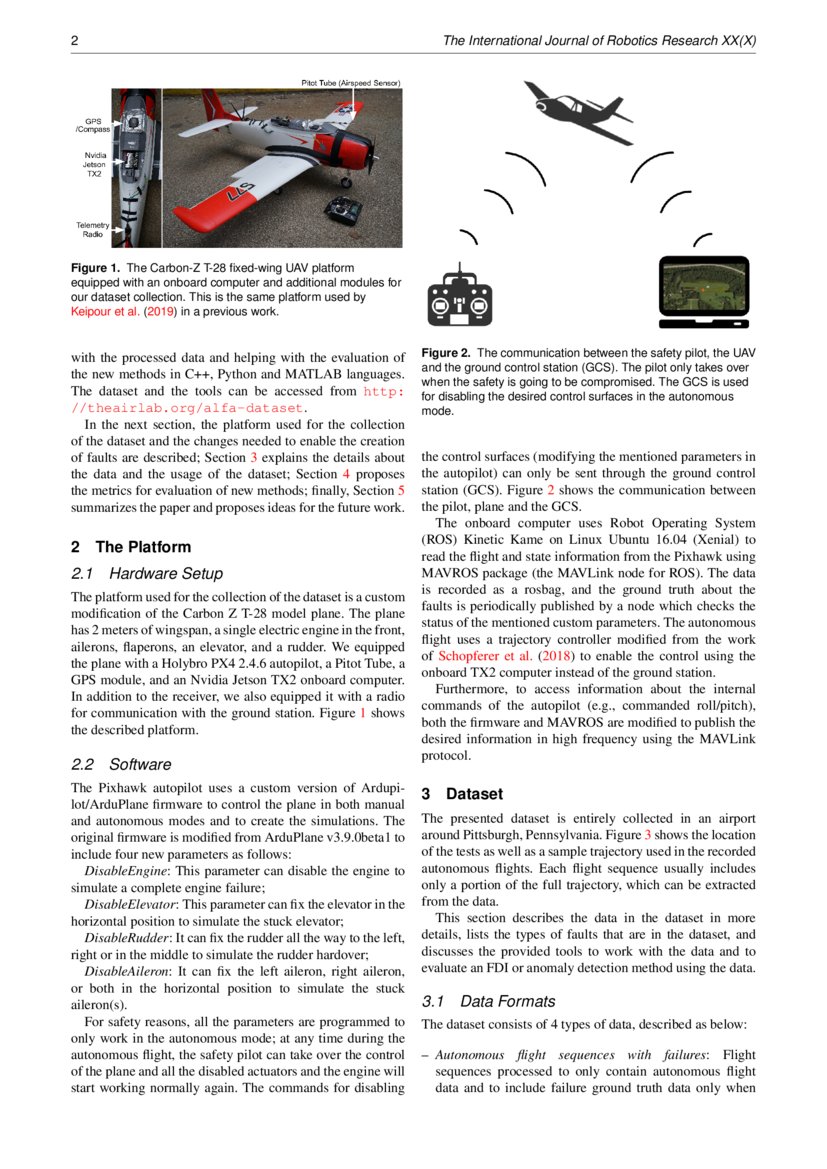 ALFA: A Dataset for UAV Fault and Anomaly Detection | DeepAI ALFA: A Dataset for UAV Fault and Anomaly Detection | DeepAI