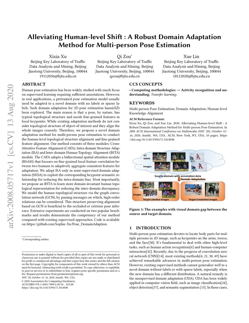 Alleviating Human-level Shift : A Robust Domain Adaptation Method for ...