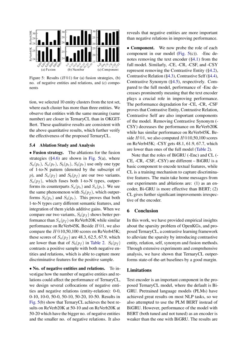 Alleviating Sparsity Of Open Knowledge Graphs With Ternary Contrastive Learning Deepai