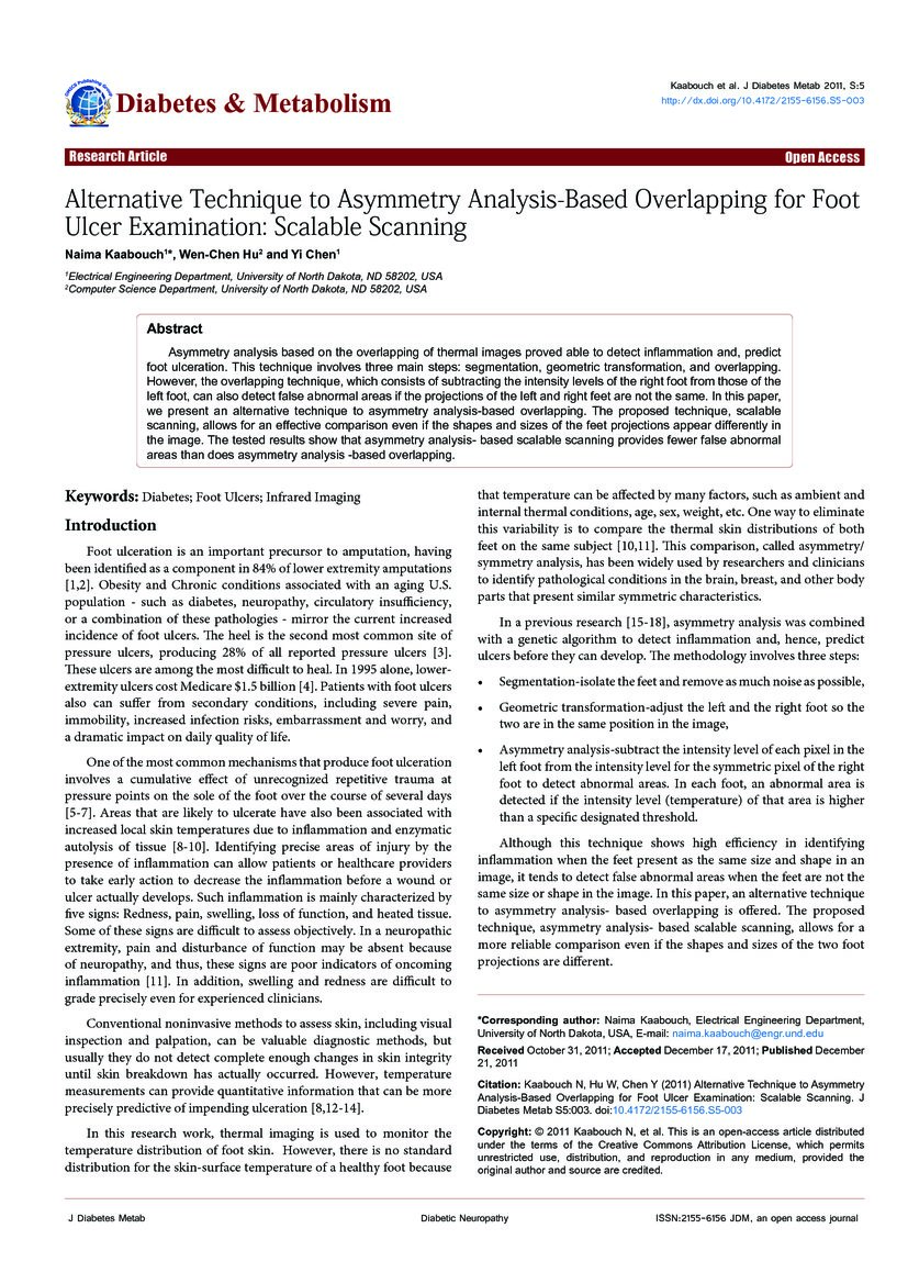 Alternative Technique to Asymmetry Analysis-Based Overlapping for Foot ...