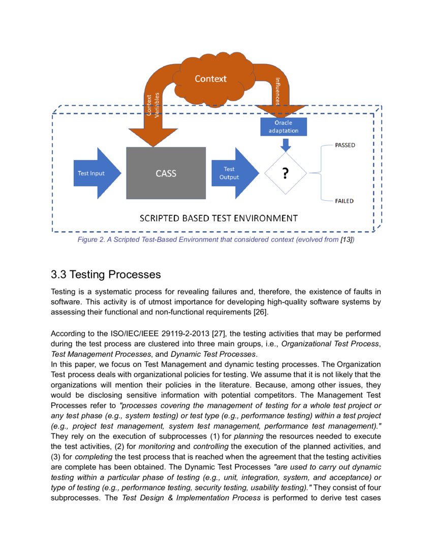 Alternatives for Testing of Context-Aware Contemporary Software Systems ...
