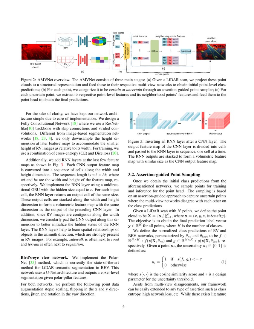AMVNet: Assertion-based Multi-View Fusion Network for LiDAR Semantic Segmentation | DeepAI