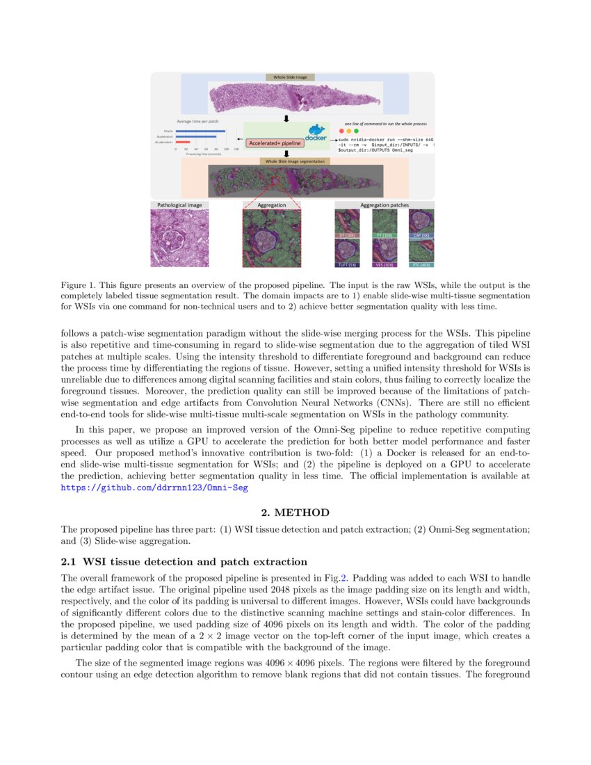 An Accelerated Pipeline for Multi-label Renal Pathology Image Segmentation at the Whole Slide ...