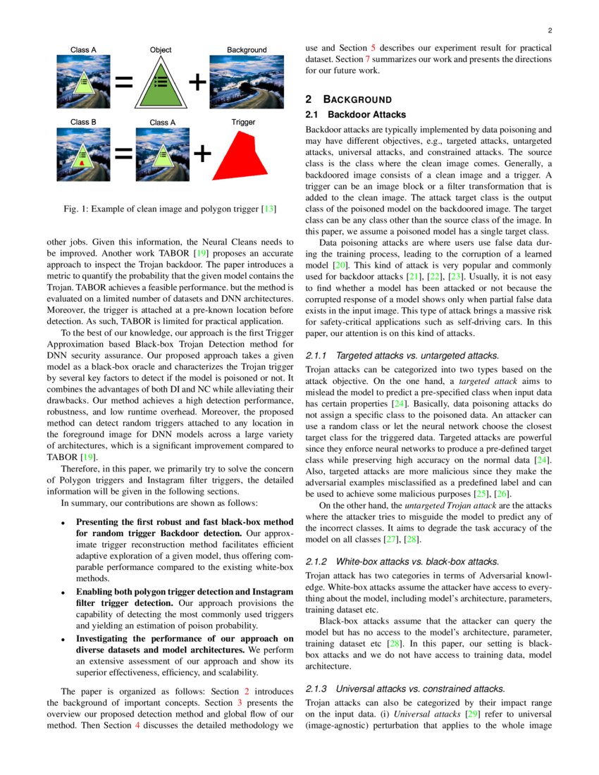 An Adaptive Black Box Backdoor Detection Method For Deep Neural Networks Deepai 7119