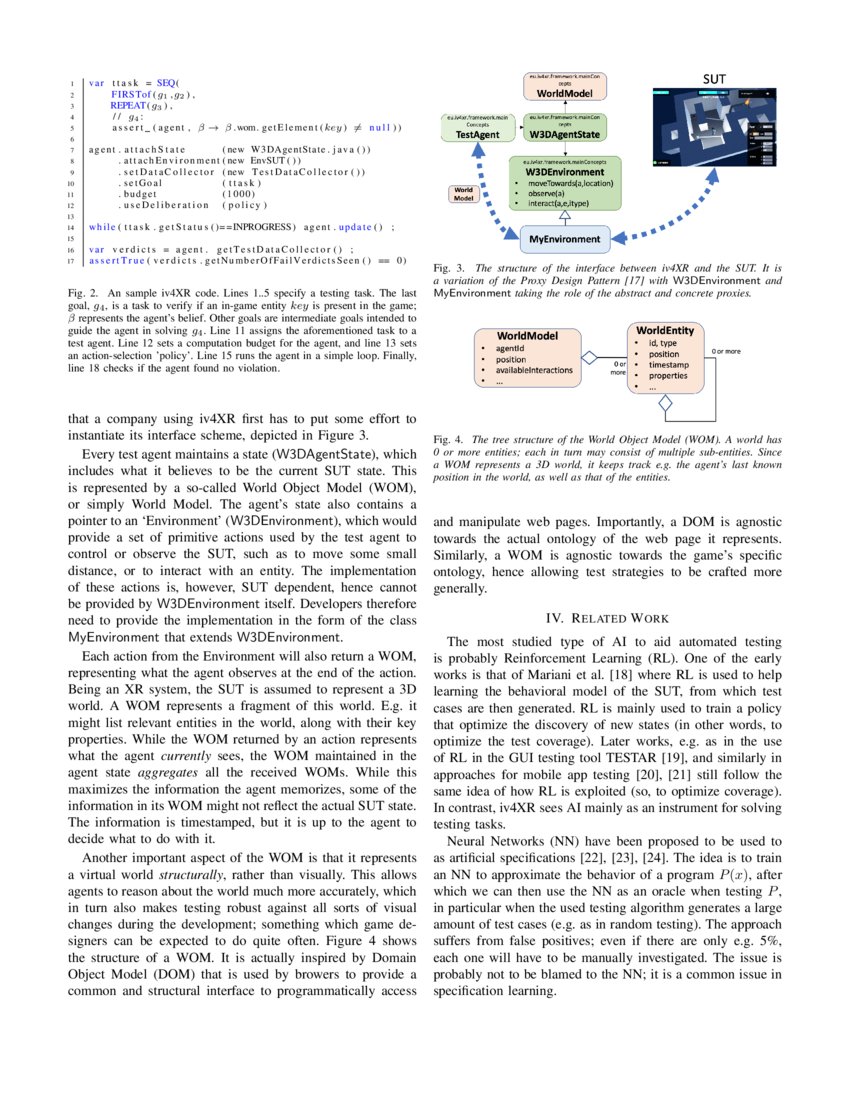 An Agent-based Architecture for AI-Enhanced Automated Testing for XR ...