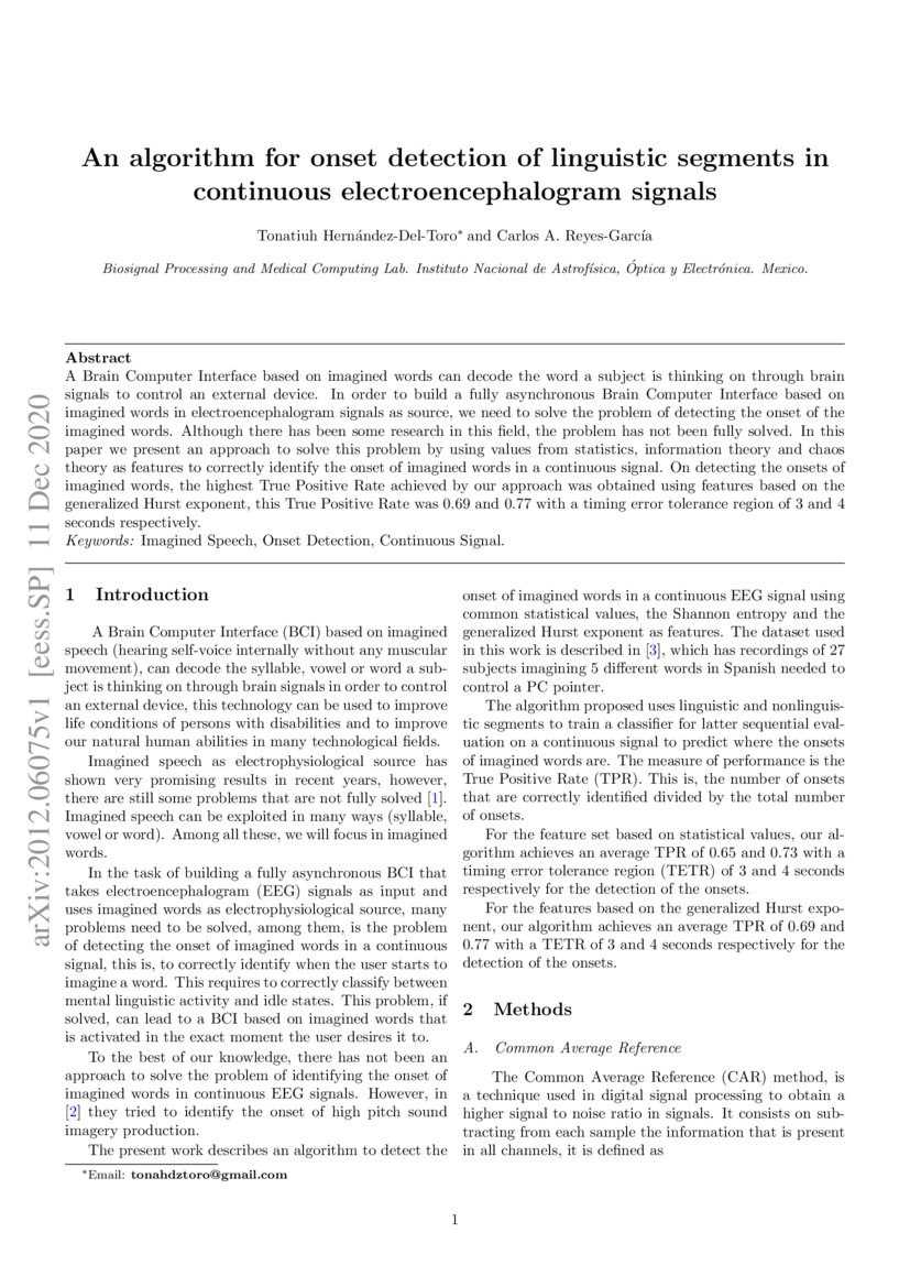 An Algorithm For Onset Detection Of Linguistic Segments In Continuous Electroencephalogram 4336