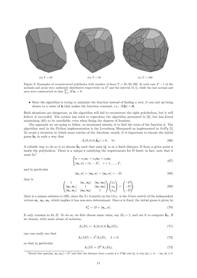An Algorithm To Reconstruct Convex Polyhedra From Their Face Normals And Areas Deepai