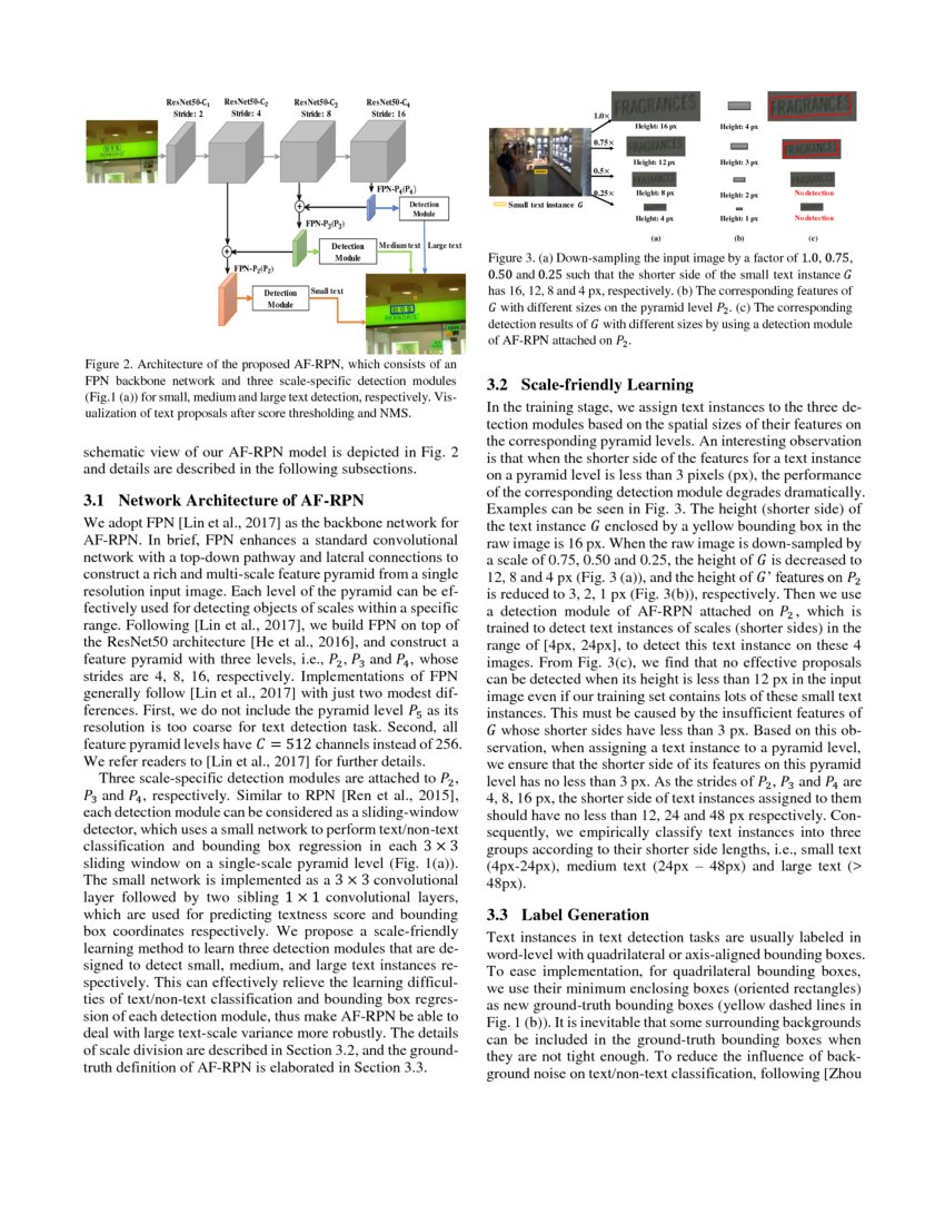 An Anchor Free Region Proposal Network For Faster R Cnn Based Text Detection Approaches Deepai