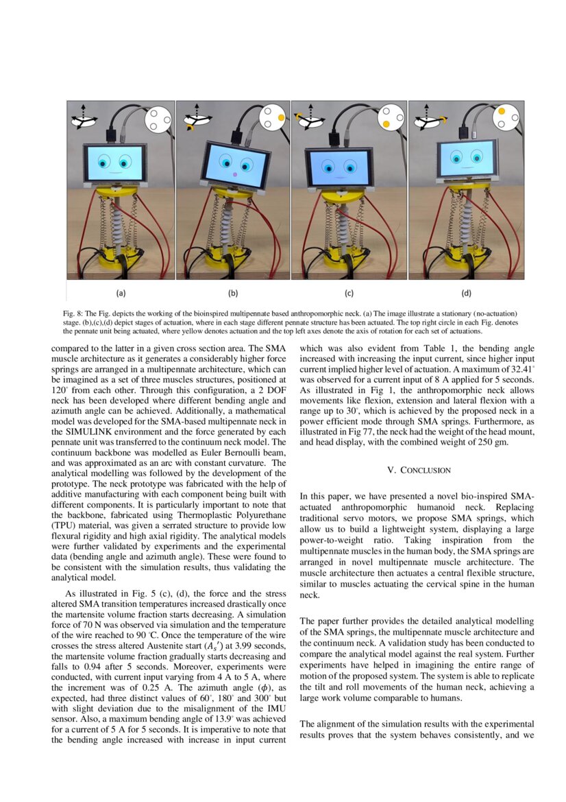 An anthropomorphic continuum robotic neck actuated by SMA spring-based ...