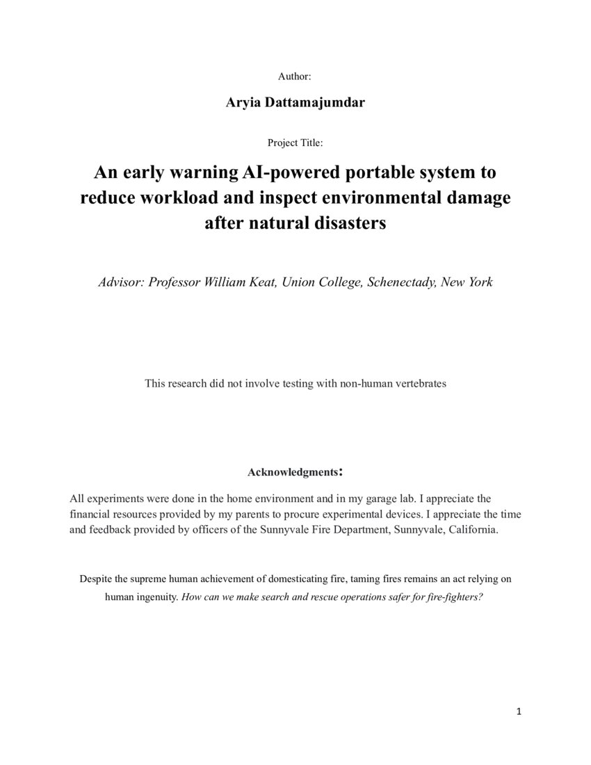 An early warning AI-powered portable system to reduce workload and ...