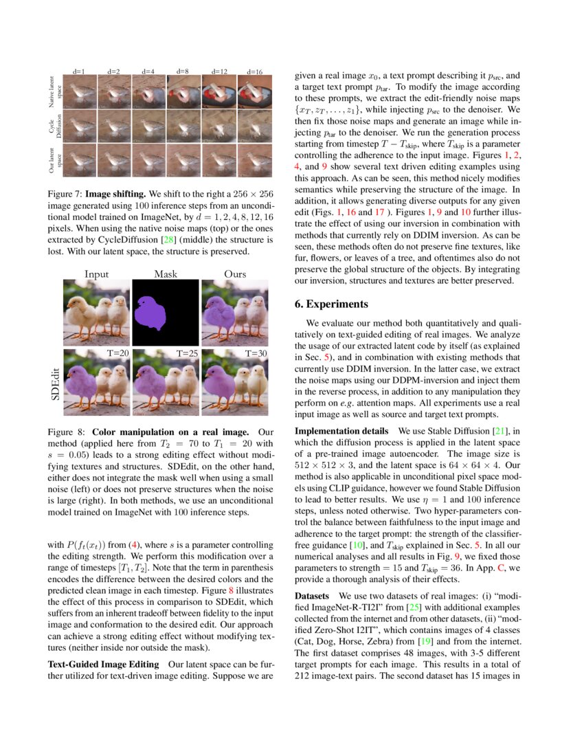 An Edit Friendly DDPM Noise Space: Inversion and Manipulations | DeepAI