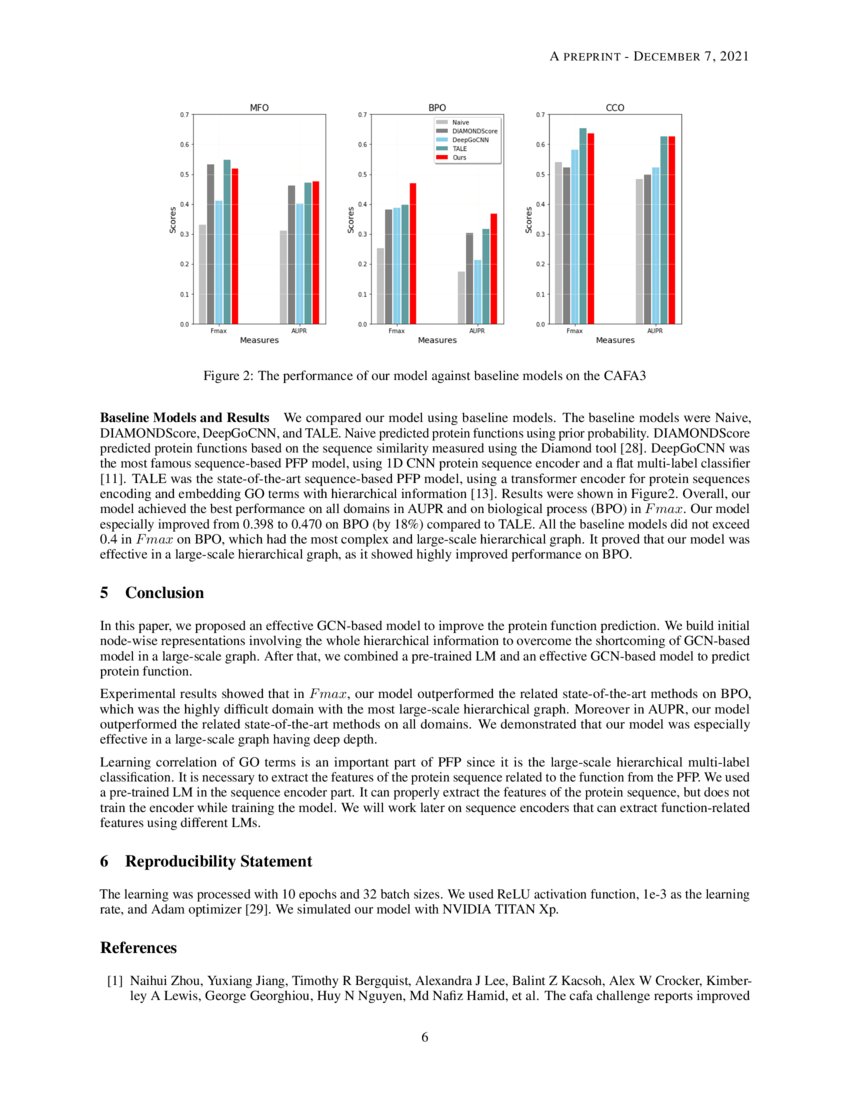 An Effective GCN-based Hierarchical Multi-label classification for Protein Function Prediction ...
