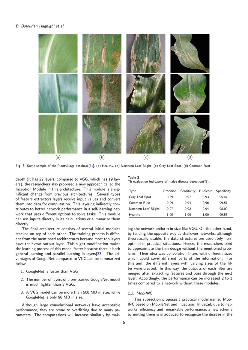 An Effective Scheme for Maize Disease Recognition based on Deep ...