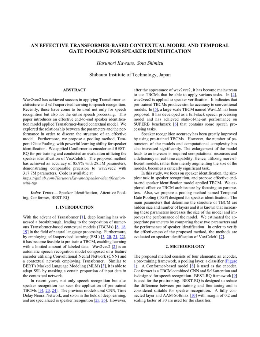 An Effective Transformer Based Contextual Model And Temporal Gate