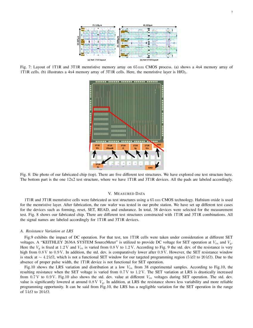 An Efficient and Accurate Memristive Memory for Array-based Spiking Neural Networks | DeepAI