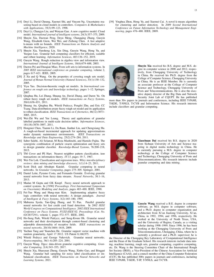 An Efficient and Adaptive Granular-ball Generation Method in Classification Problem | DeepAI